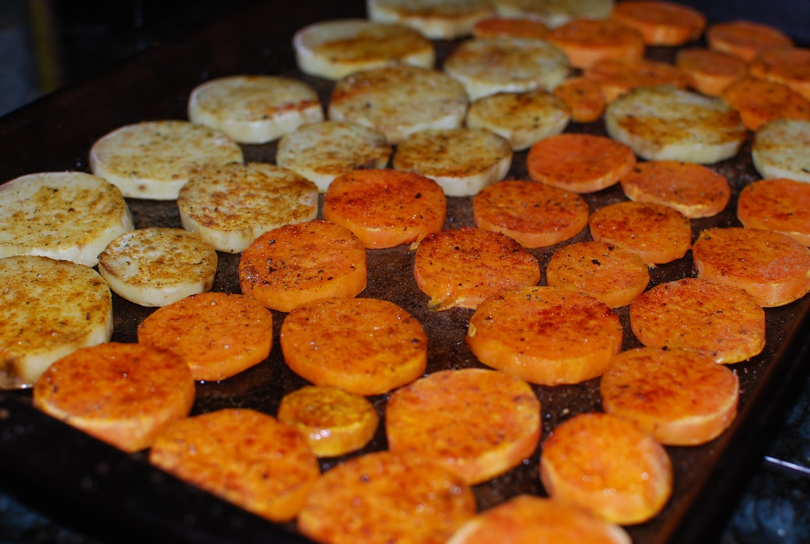 Yuppie Farm Girl: Sweet Potato Disks - my go-to side dish