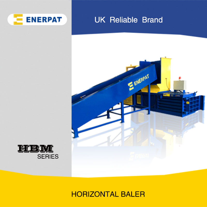 Automatic cardboard baler installation