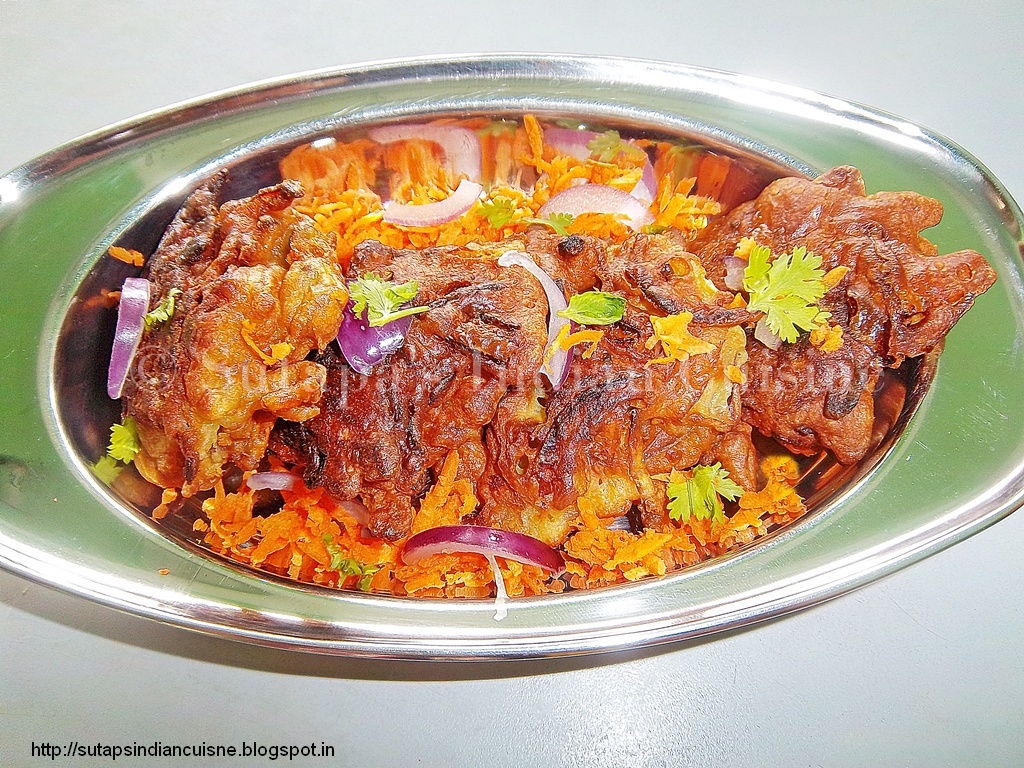 Kanda Bhaji / Crispy onion fritters