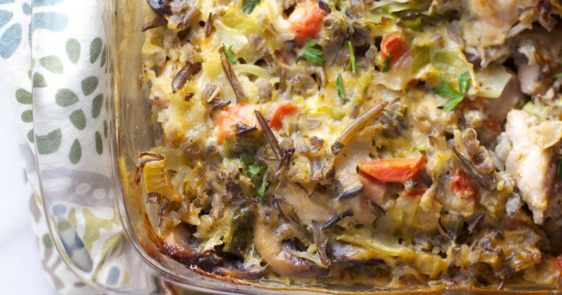 A Less Processed Life: What's For Dinner: Chicken & Wild Rice Casserole