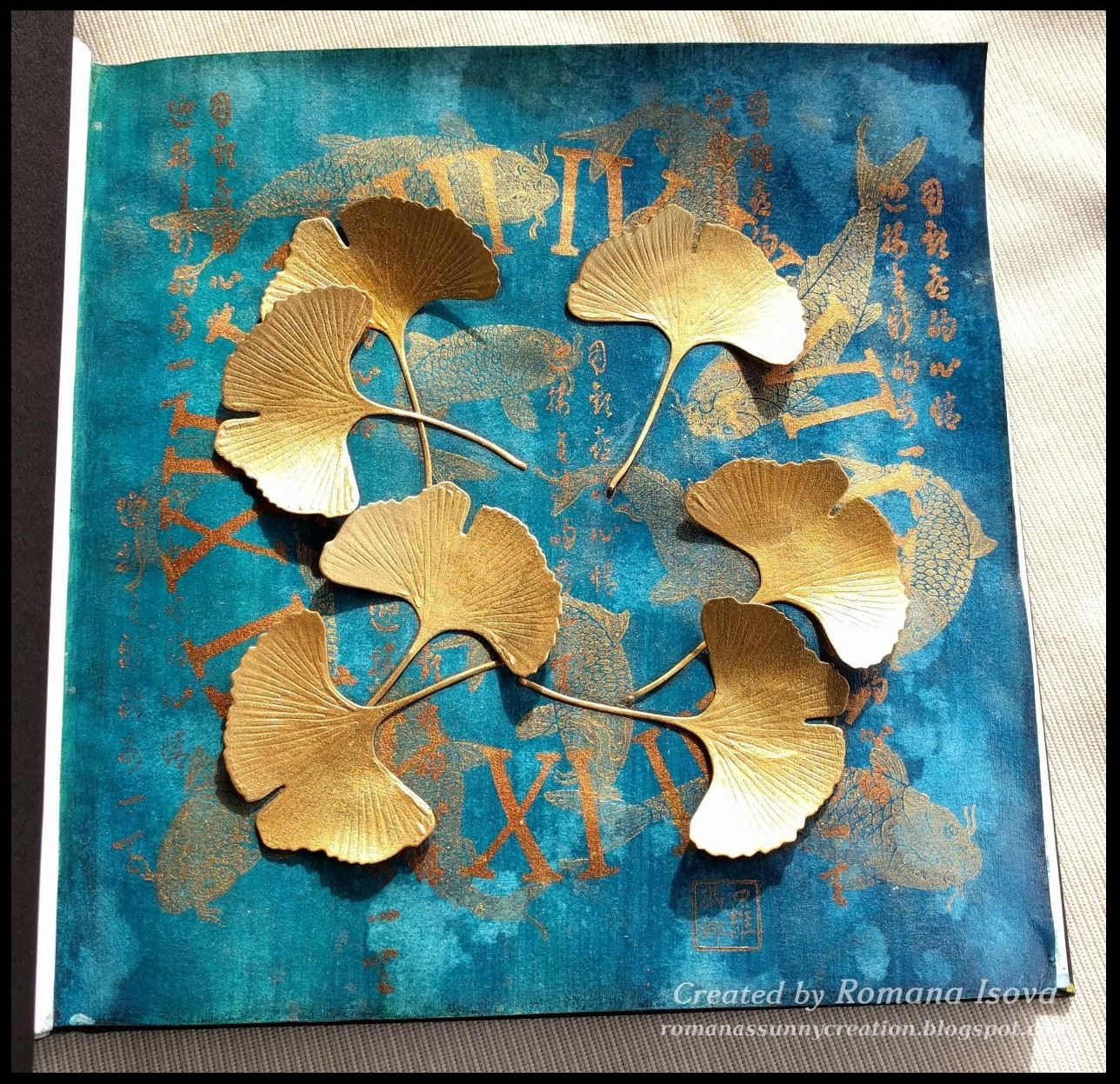 Romana's Sunny Creation: Creative weekend 6 - "Golden Ginkgo"