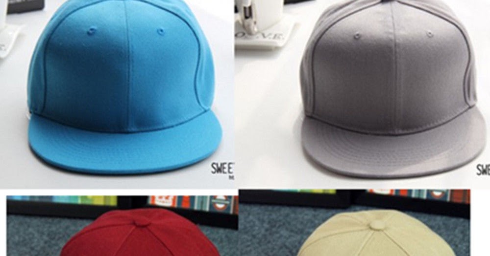 Topi Warna Corak Kosong Popular - kedai online