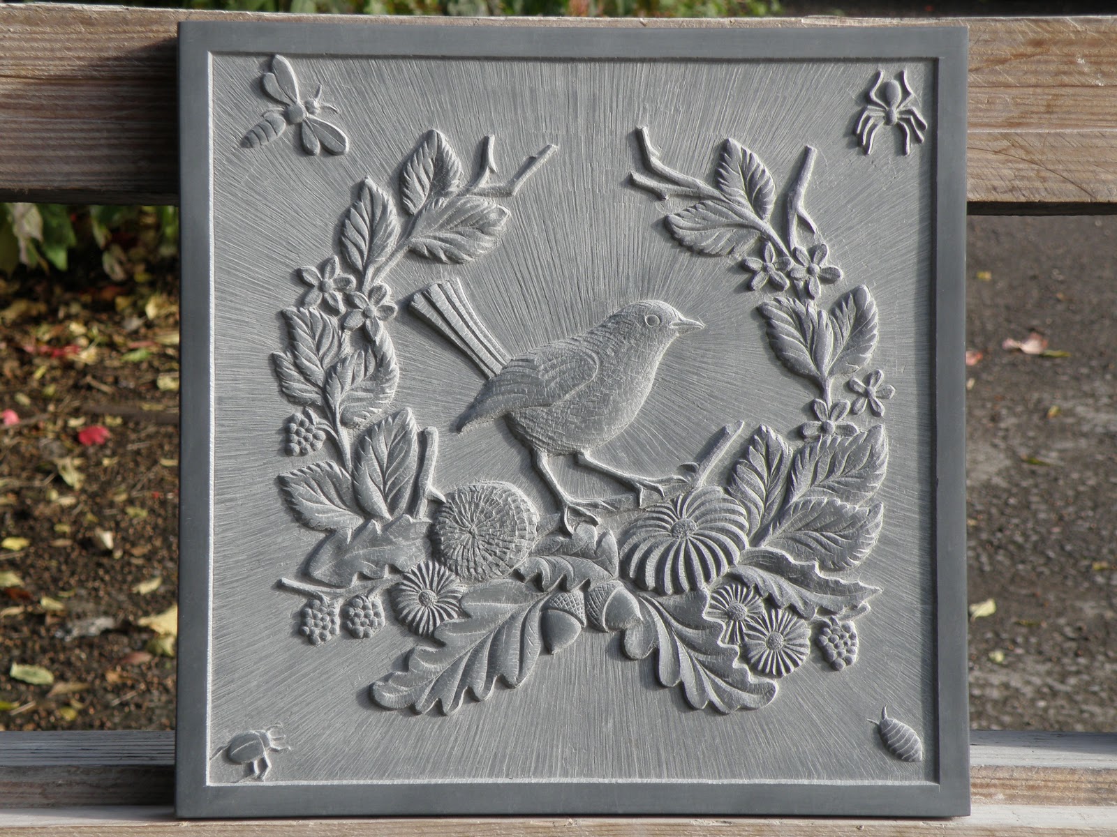 Verbum Vox: Carving a robin in slate