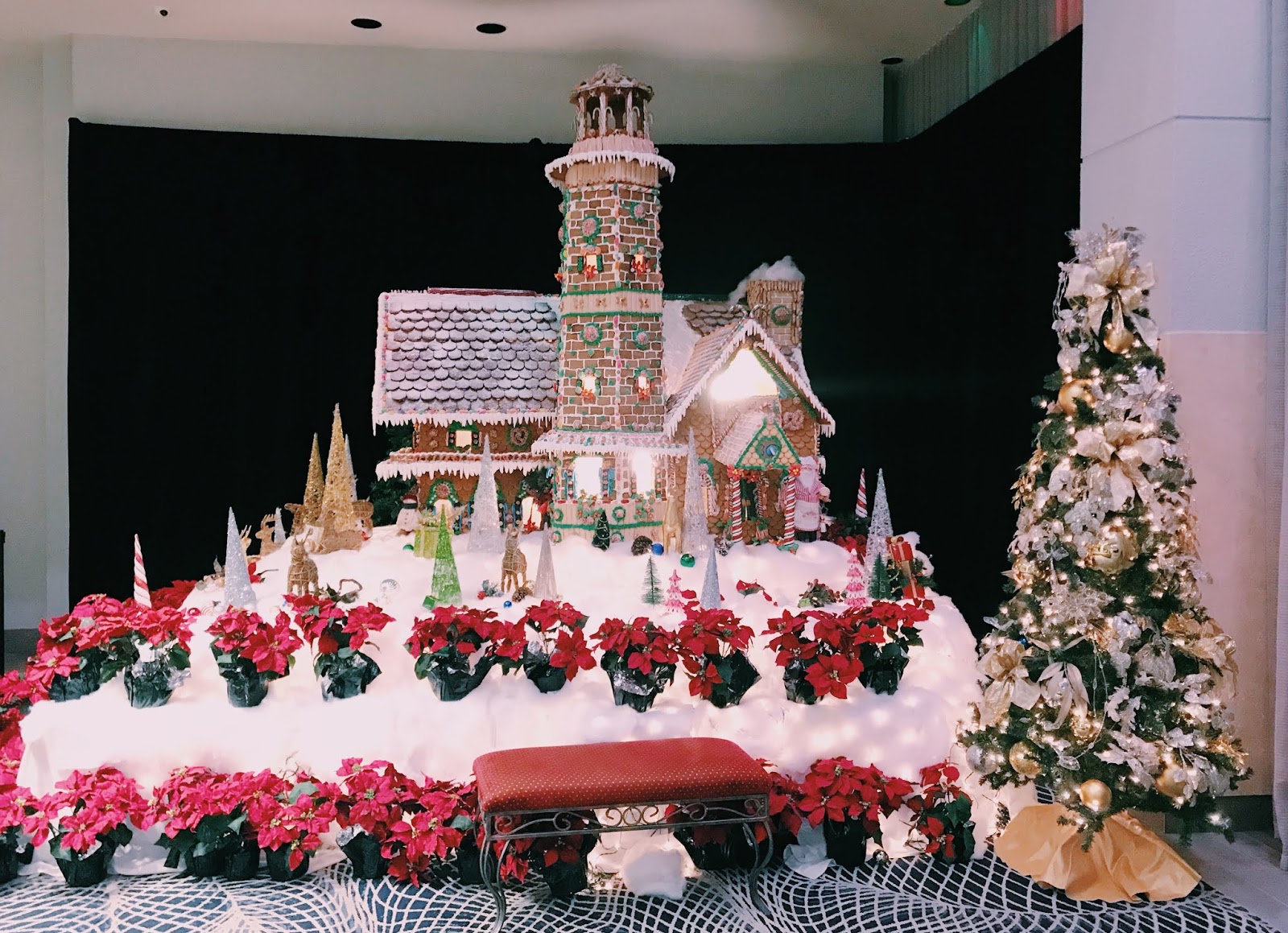 Six-Foot-Tall Gingerbread House at South Shore Harbour Resort, League City