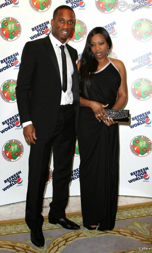 ZONENIGERIA Jasmine : Didier Drogba And Malian Wife Lalla Diakite