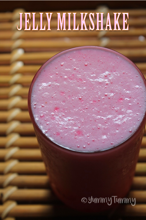 Jelly Milkshake | Jelly Milkshake Recipe