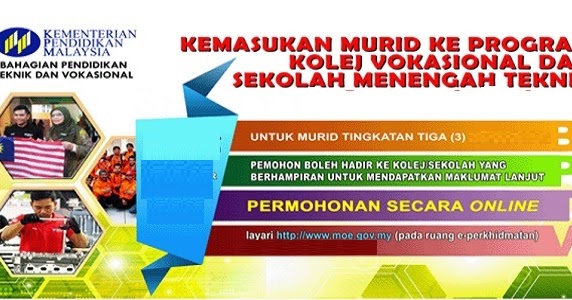 Permohonan Online Kemasukan Murid Ke Program Kolej Vokasional 2019 ...