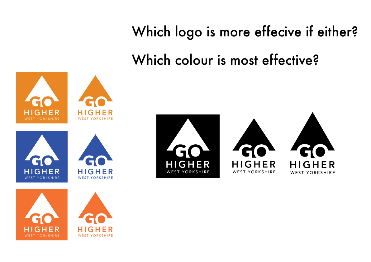 Extended Practice: ~ Go Higher - logo design