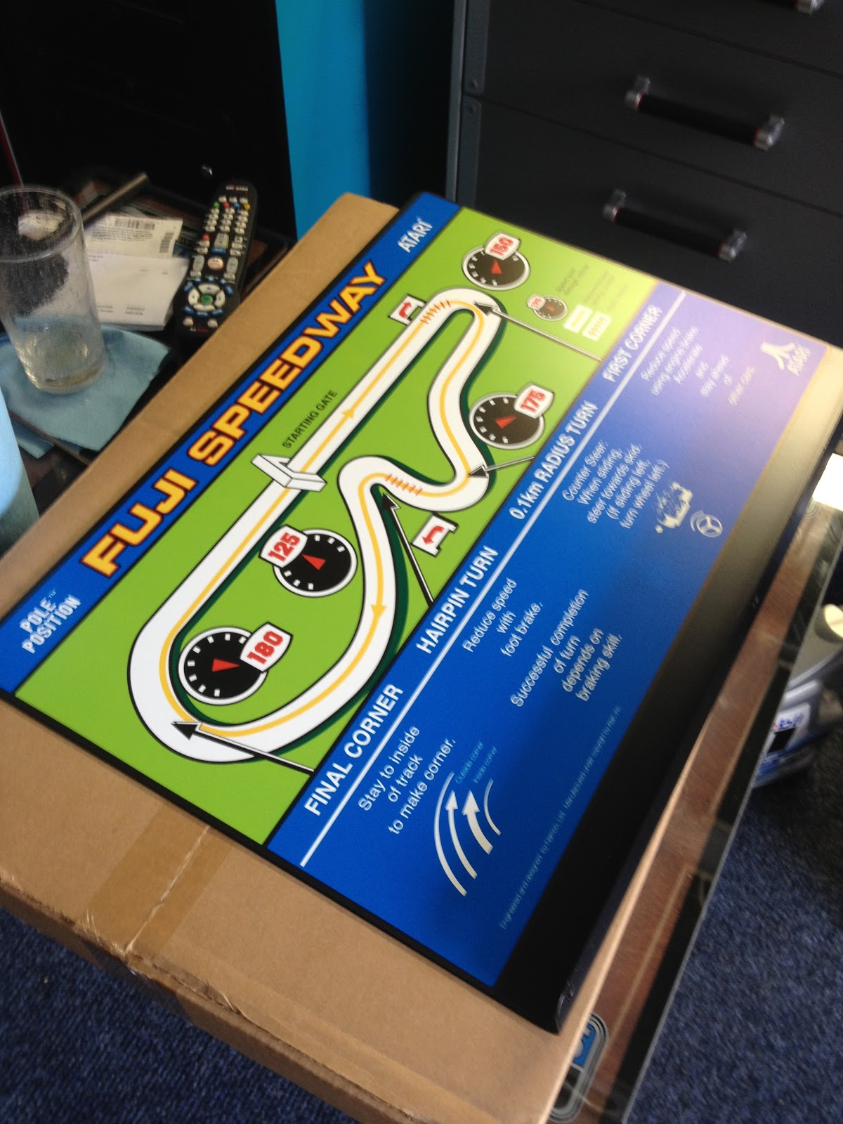 Spaceport Arcade: Pole Position Cockpit Topper