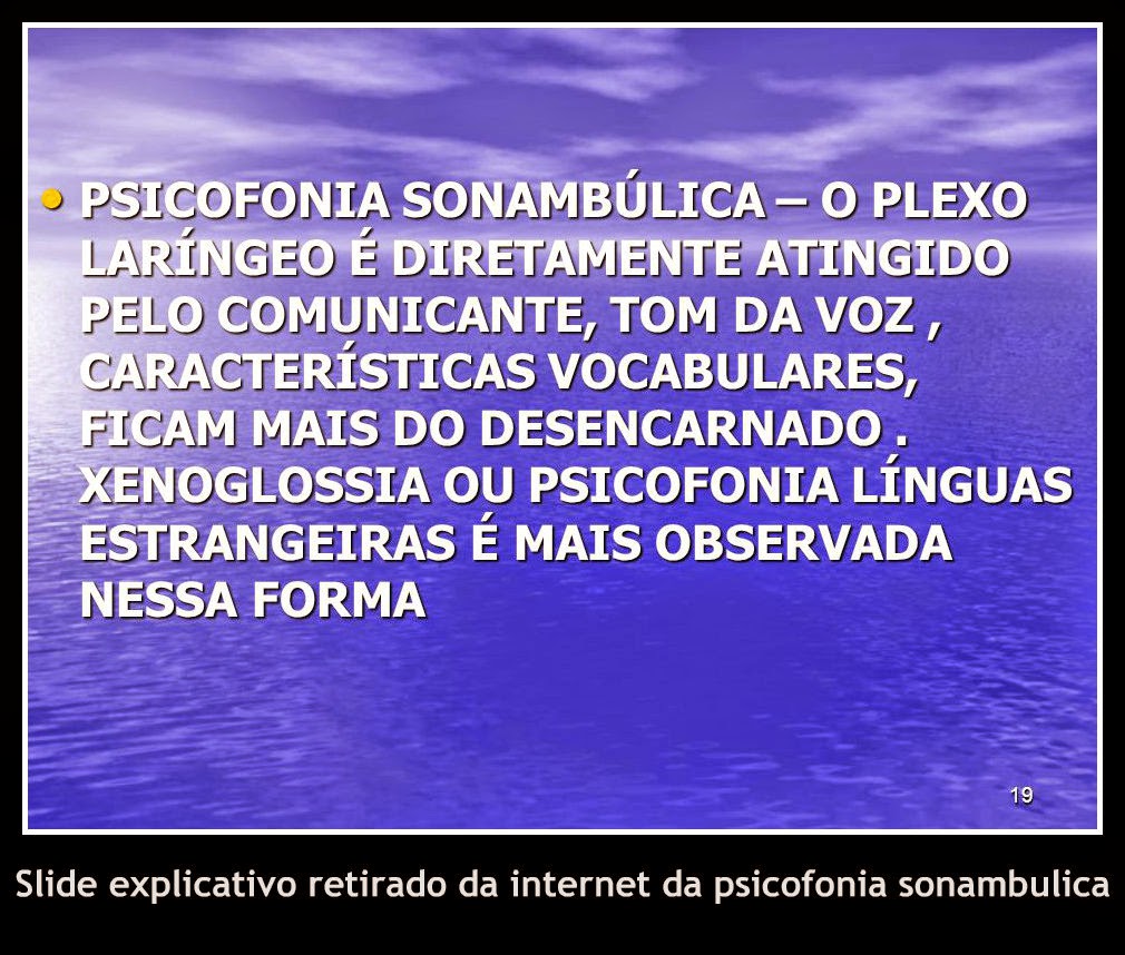 LUZES DO BEM : Série Fenômenos Mediúnicos : Psicofonia