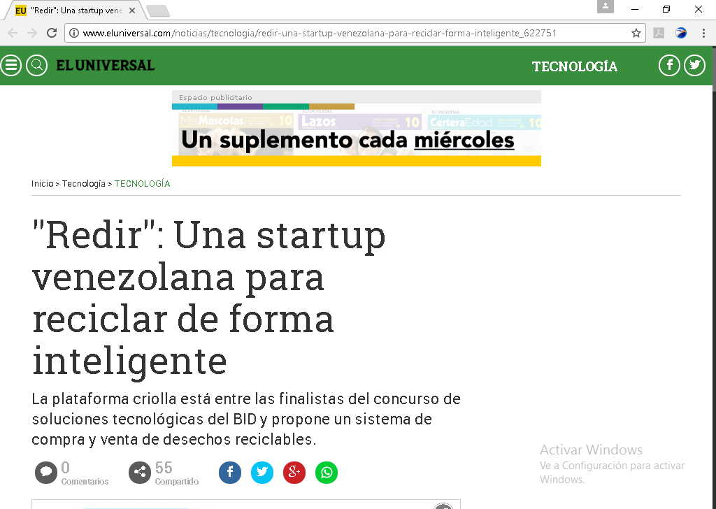 REDIR (Red Inteligente de Reciclaje): junio 2017