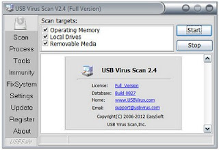 CuriousSoft: USB Virus Scan v2.4 Build 0827 Full + Serial