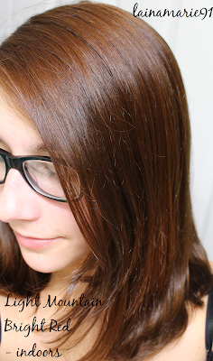 Lainamarie91: Light Mountain Bright Red Henna Hair Dye Review + Pictures