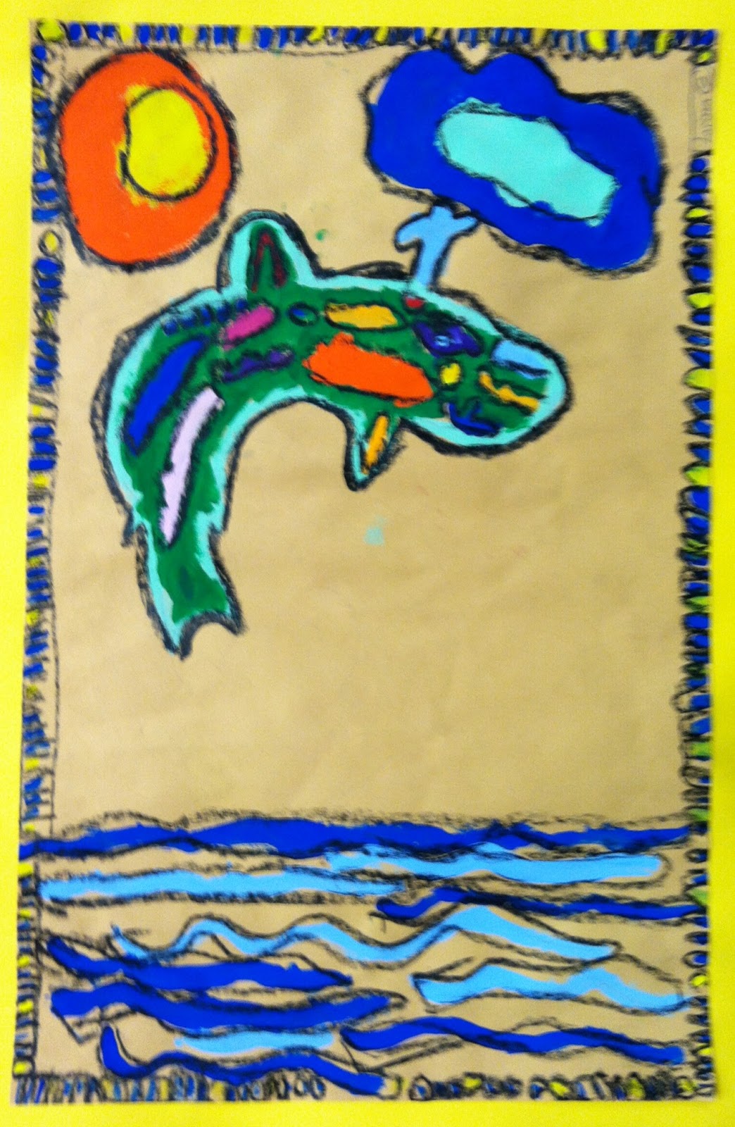 ART with Mrs. A: Norval Morrisseau and 3rd Grade Animal Paintings