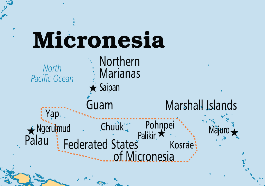 Mapas da Micronésia