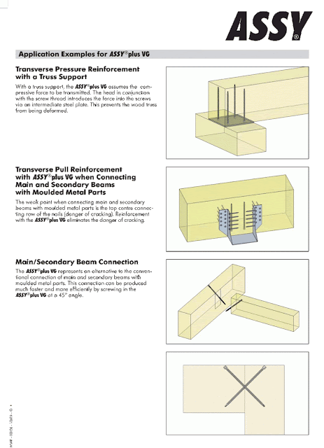 Log and Timber Connections: ASSY Plus VG Fully Theaded Self Tapping ...