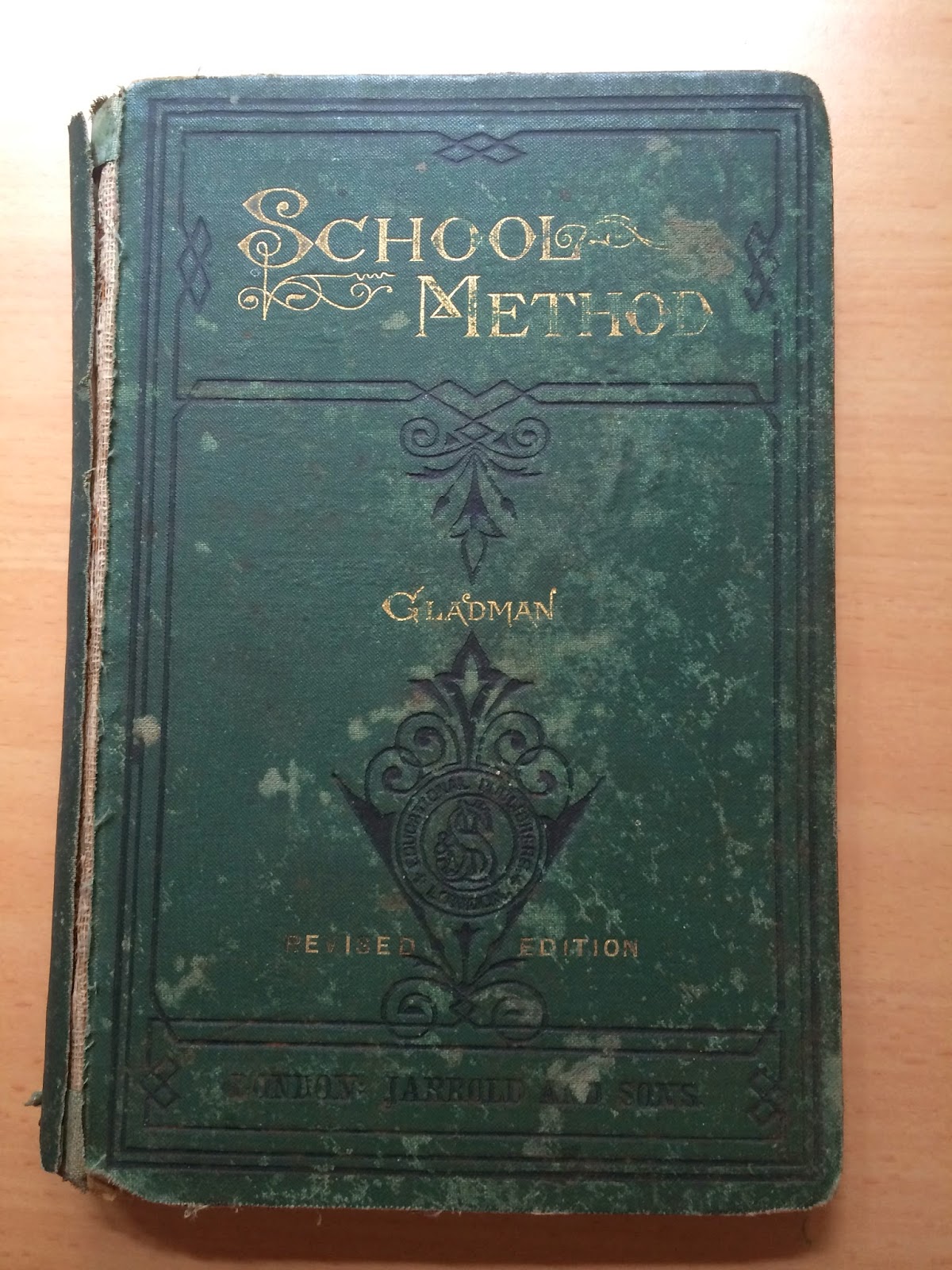 the book worm: School Method - teaching reading in the 1800s