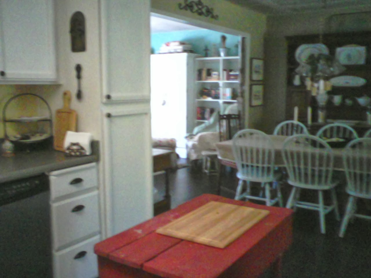 living a cottage life: Repurposed: Old Phone Booth into Pantry Door