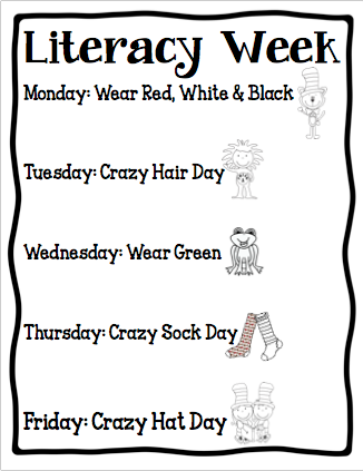 Quick and Easy Ideas for Literacy Week | Time 4 Kindergarten