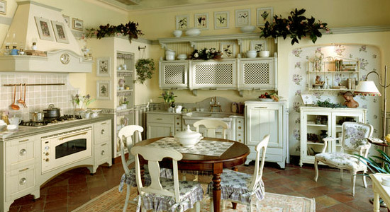 Blog despre mobila: Bucatarii in stil Provence - aerul frantuzesc in ...