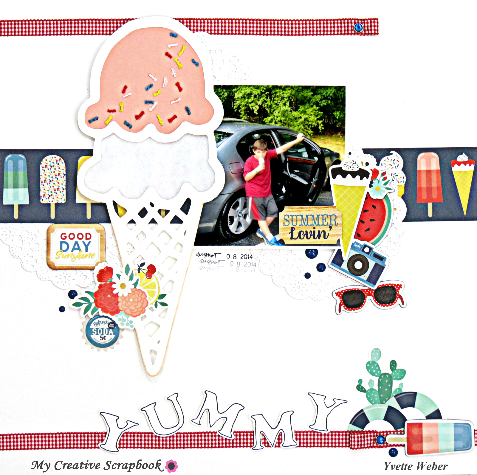 Scrapping With Yvette: My Creative Scrapbook | Cut Files Layouts