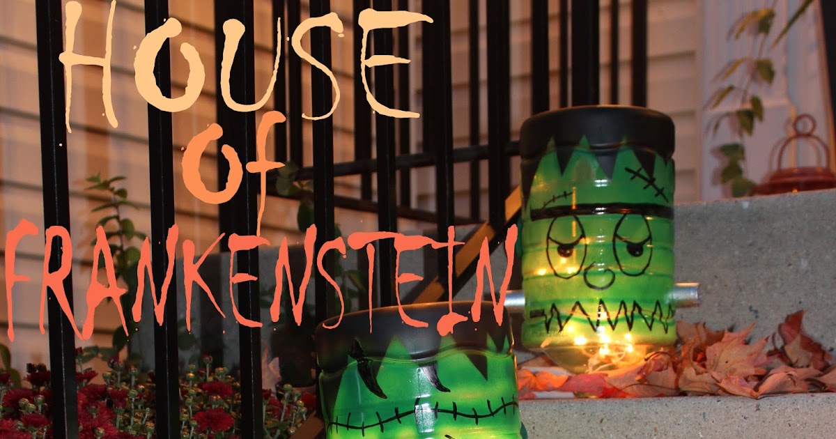 Frankenstein Decorations for Halloween - Remodelando la Casa