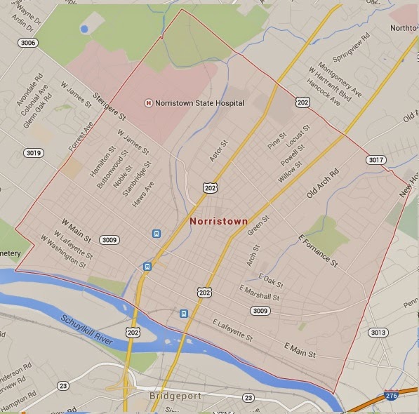Norristown Pa Zip Code Map - Map
