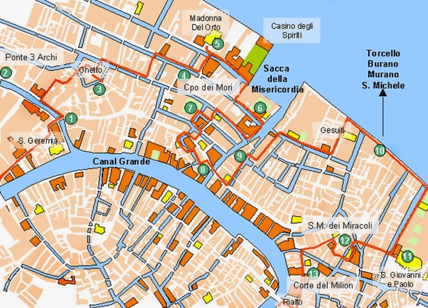 Os amigos de mochila: Venezia: O Sestiere de "Cannaregio"