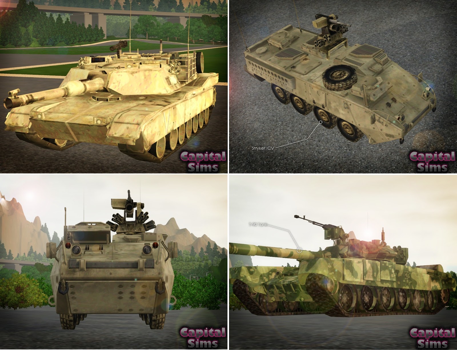 My Sims 3 Blog: Doomsday Military Set by Anita