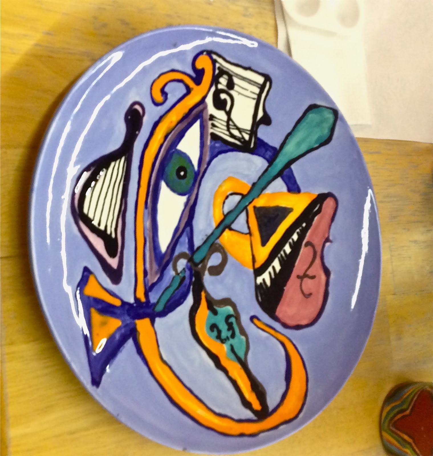 Creationlily : Musical Display Plate