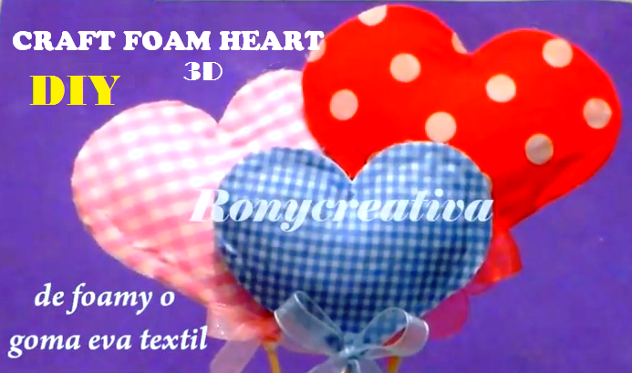 Ronycreativa blog de manualidades: CORAZONES DE FIELTRO
