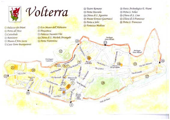 Viajando entre rascacielos: Volterra, un pueblo medieval en las colinas ...