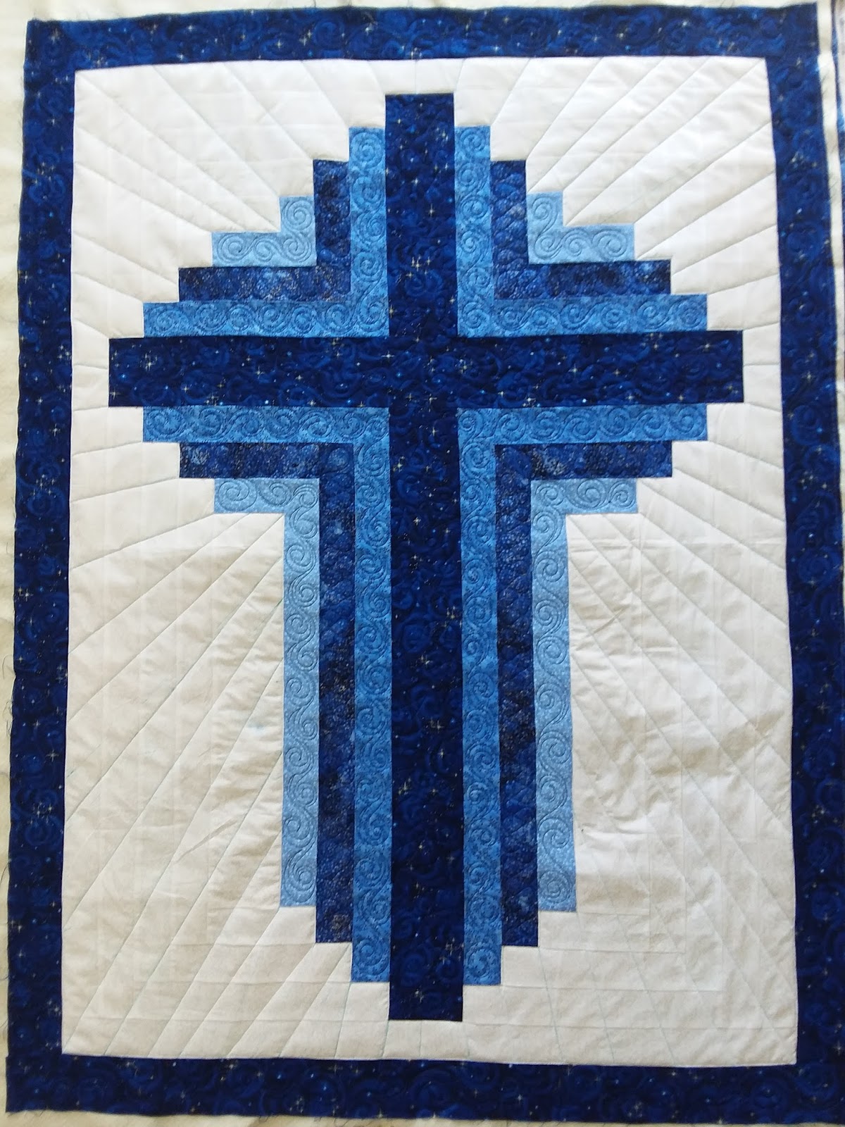Down To Sew: Jelly roll and Cross quilt