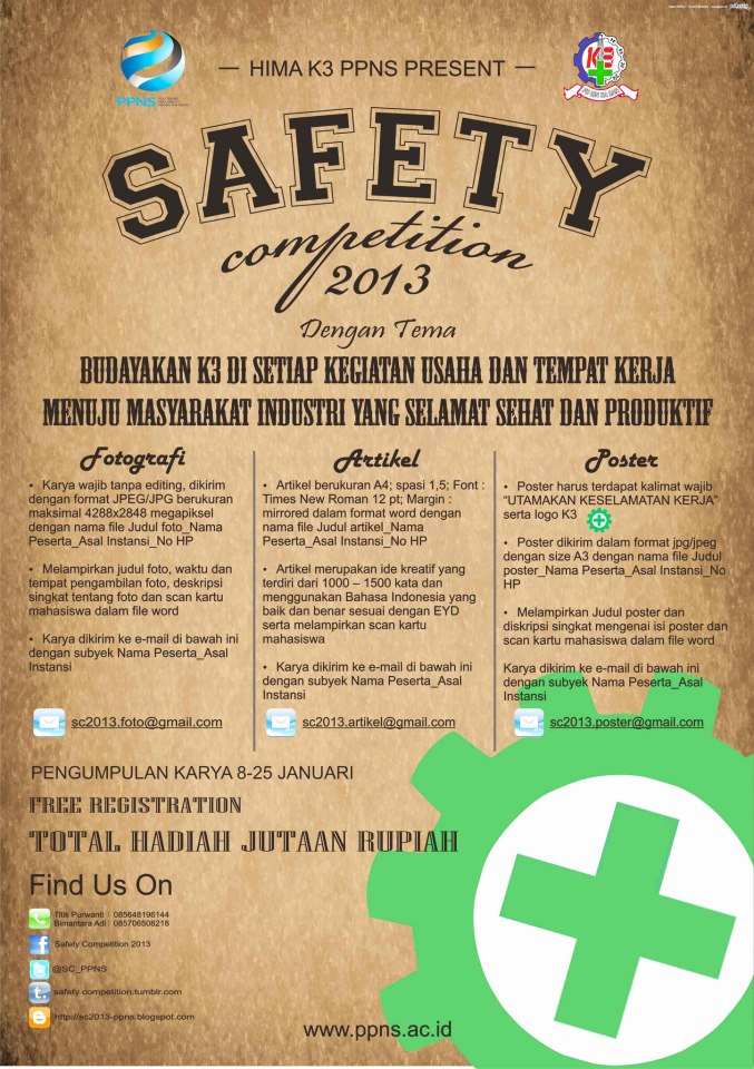 Safety Competition 2013 (Fotografi, Poster, Artikel) - INFO LOMBA ...