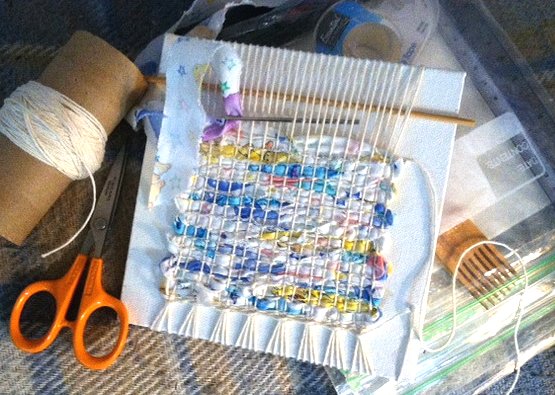 weft to my own devices: Weaving Mug Rugs