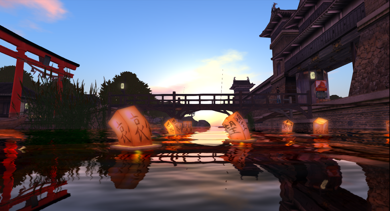 Virtual Dream & Travel: Torii at Hosoi Mura