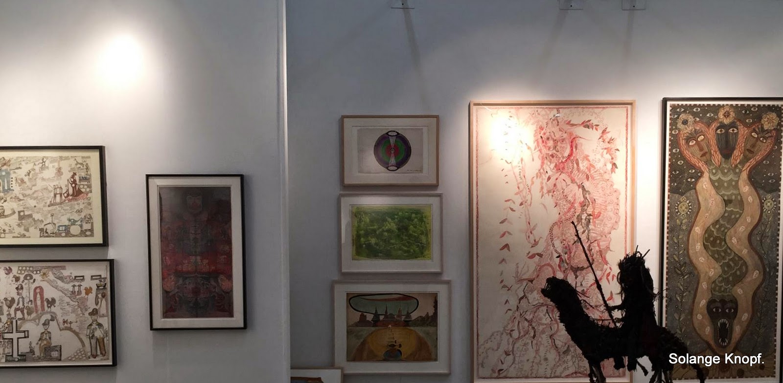 Solange Knopf: Outsider Fair 2015 - N.Y - Cavin Morris Gallery