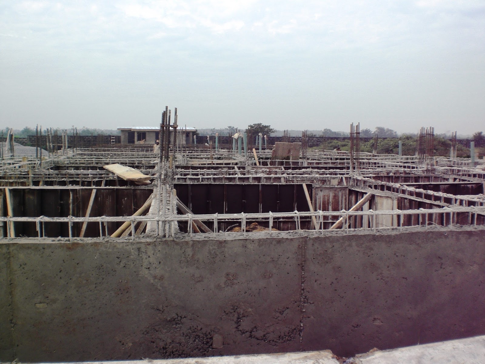 Raft Foundation Made Easy With Steel Shutters Form Work At Lekki Lagos ...