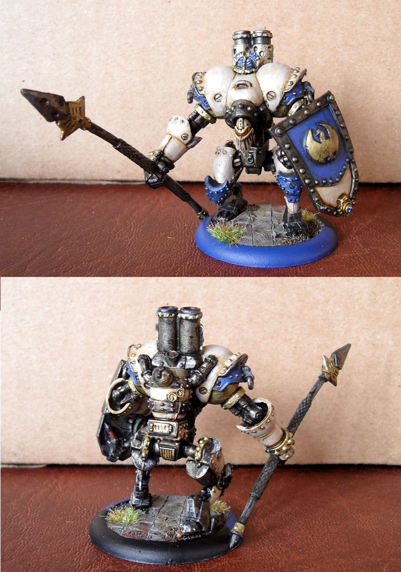 Wee Blokes: Warmachine - Cygnar Warjacks Ready