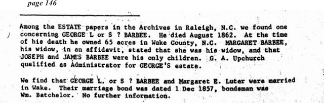 Barbee Research - The Book: George Leslie Barbee