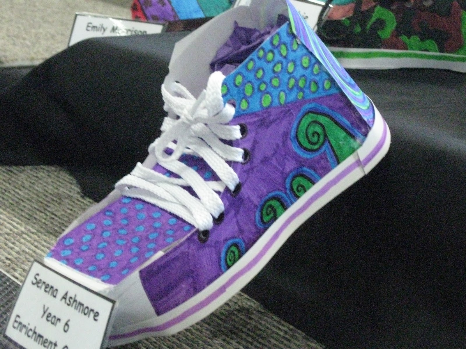 Art with Keryn: Cardboard shoes