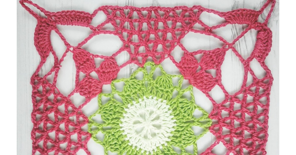 Crochet Tea Party: Rustic Lace Square - A Written Pattern
