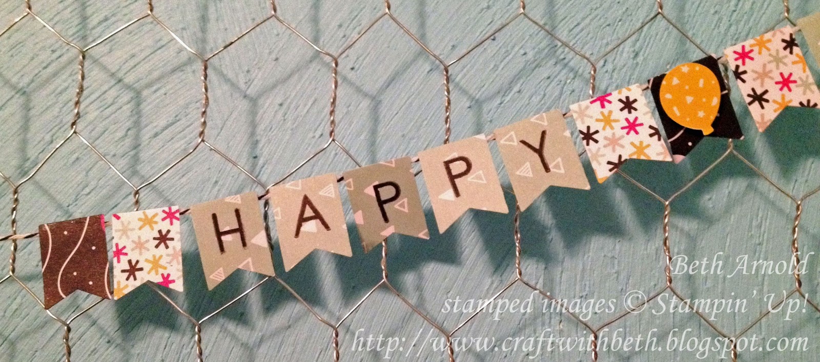 Craft with Beth: Mini Birthday Banners