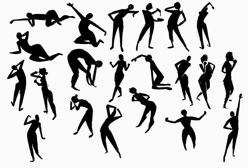 Learning drawing principles: silhouette