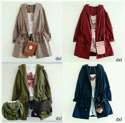 Jaket Parka Wanita Katun Bagus Dan cantik - Sepertiga.com