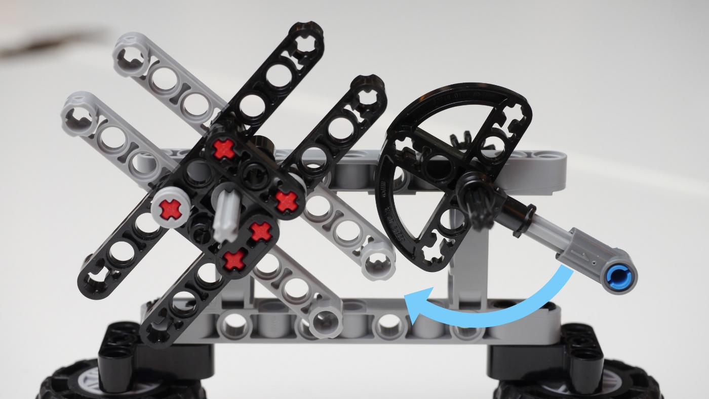 Lego Technique: Geneva drive in Lego Technic