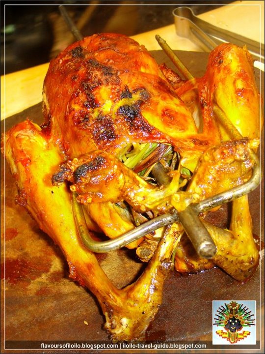 JR Rawit's native litsong manok at the Iloilo Central Market