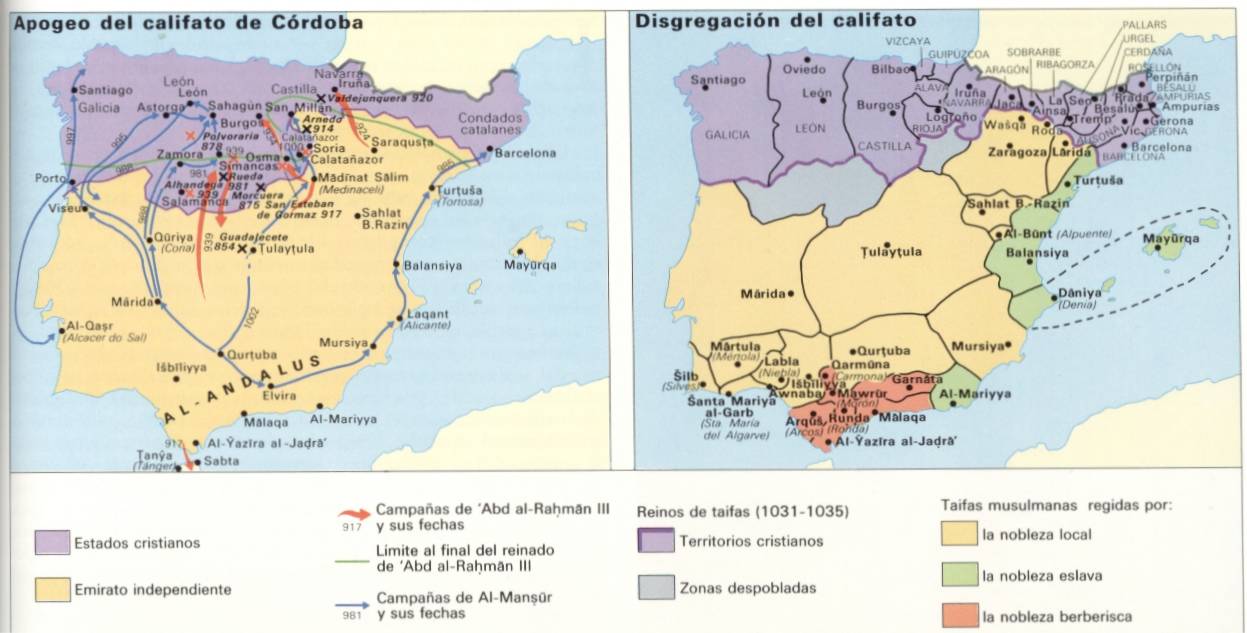 Biblioteca de Alejandría 3.0: 2º ESO Mapas de la RECONQUISTA