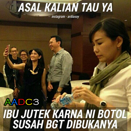 20 Meme Ahok Dian Sastro AADC 3 Paling Lucu - Gambar Lucu Terbaru