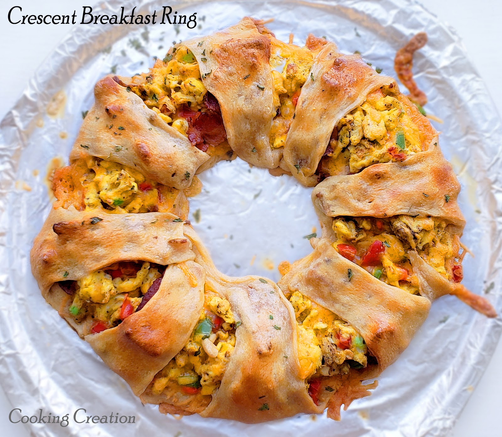 Cooking Creation: Crescent Breakfast Ring